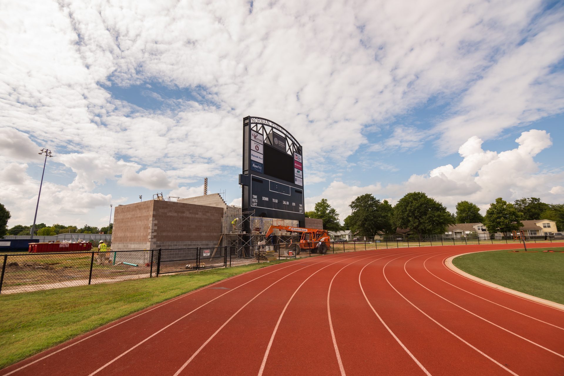 Scoreboard Project at Oklahoma University | Aztec Building Systems